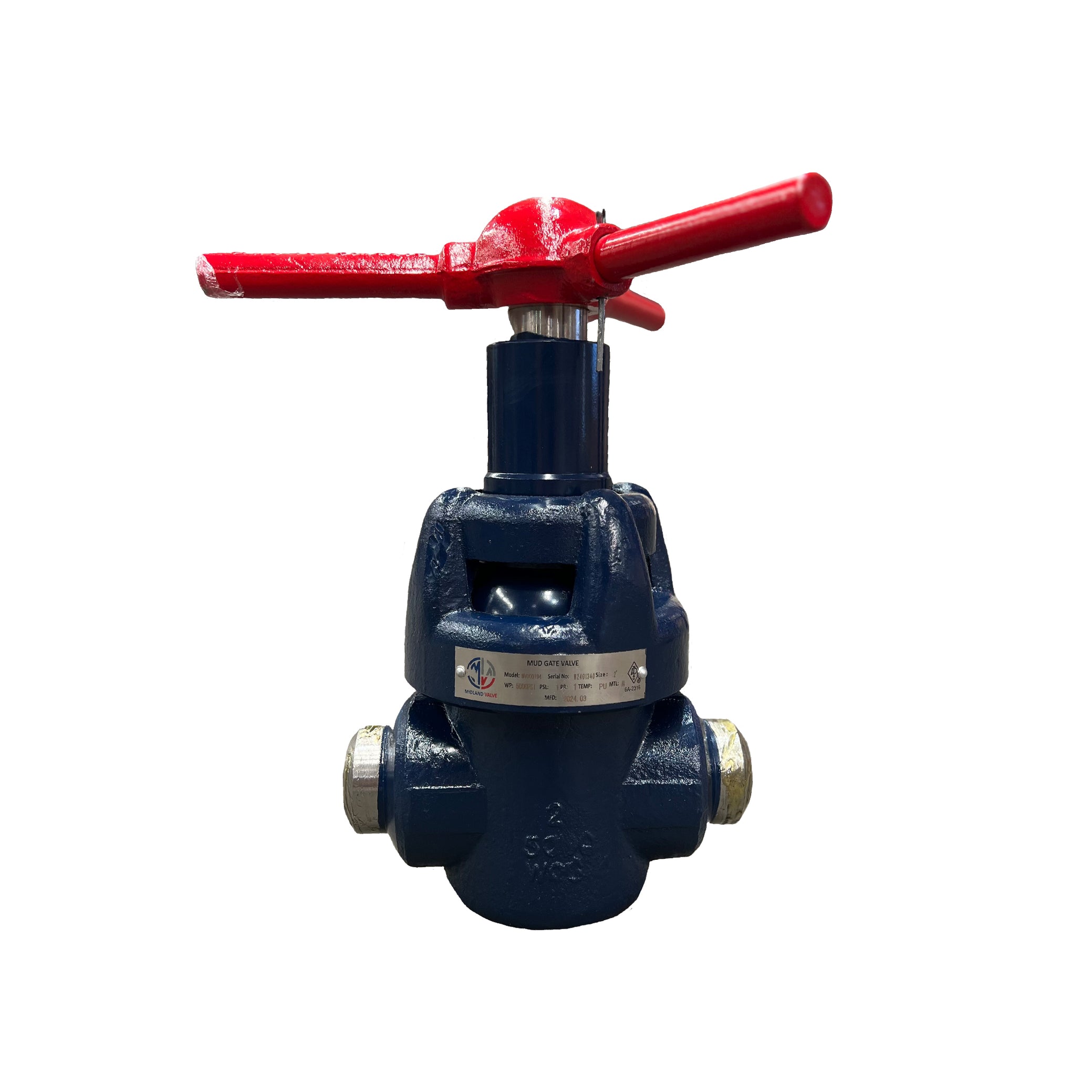 DM Type Mud Gate Valve, Buttweld, 2" — Oil Baron Supply