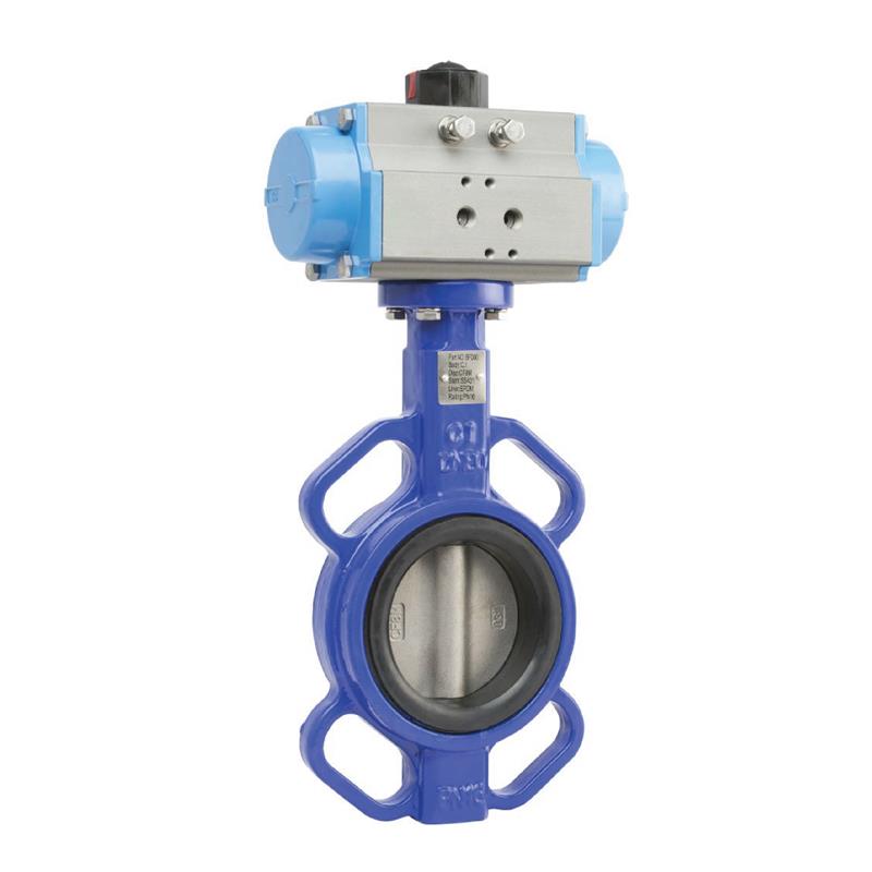 Butterfly Valve, Wafer Type, 16 BAR, Spring Return Actuator — Oil Baron ...
